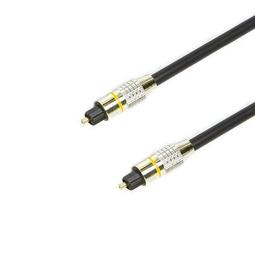 Câble Toslink renforcé – 1 m et 2 m – Speedex – Saucier Électronique